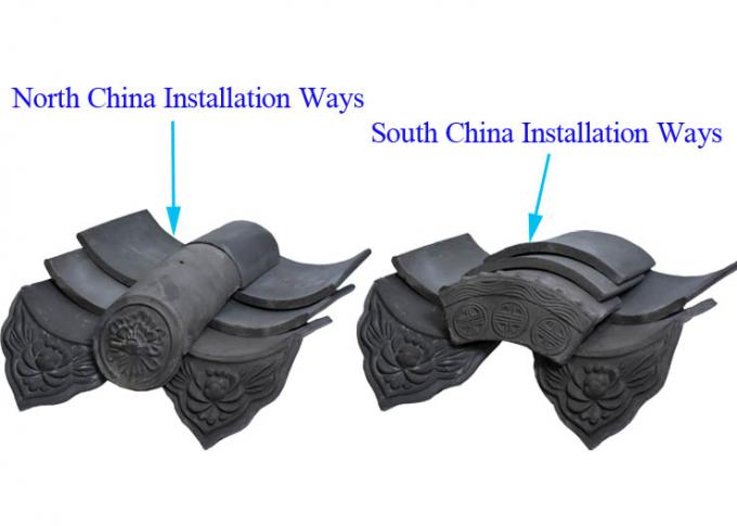 Beautiful Roof Design Garden China Clay Tiles For Moon Gate