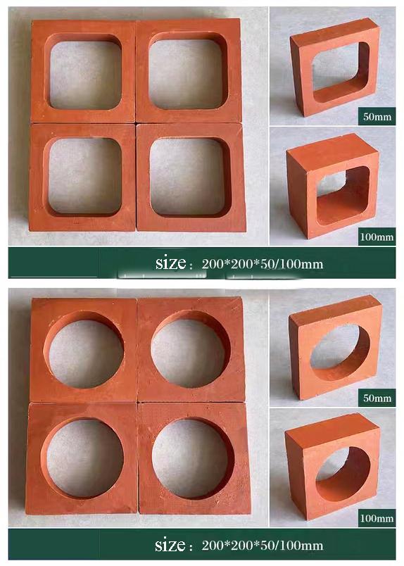 Handmade Terracotta Breeze Blocks For Facades Partitions Screens