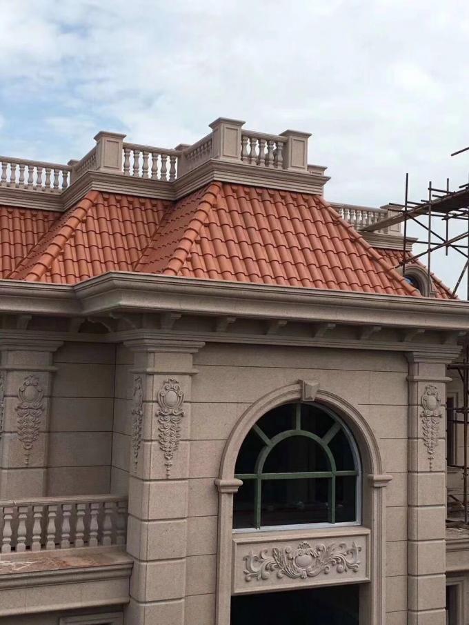 Spanish Roof Tiles Curved Roof Panels 310*310mm Ceramic Tile For House