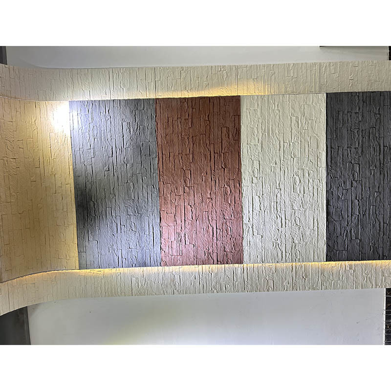 Malleable Clay Wall Cladding Customizable Patterns Natural Clay Finish ...