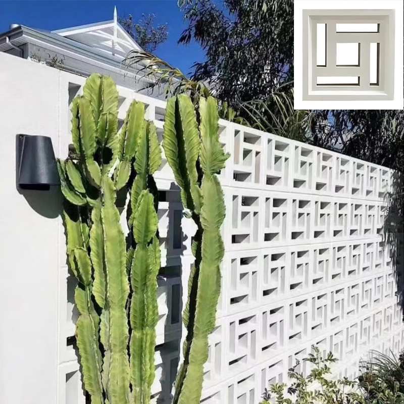 200x200mm Hollow Cement Breeze Blocks for Villa Decoration