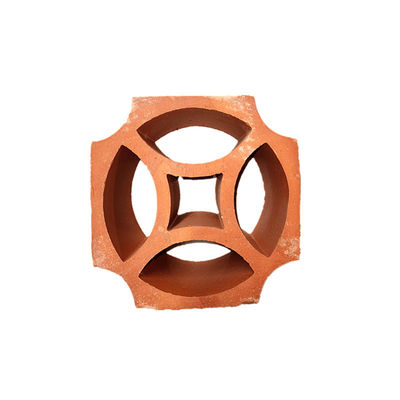 Handmade Ventilation Red Terracotta Breeze Blocks Perforated Clay ...