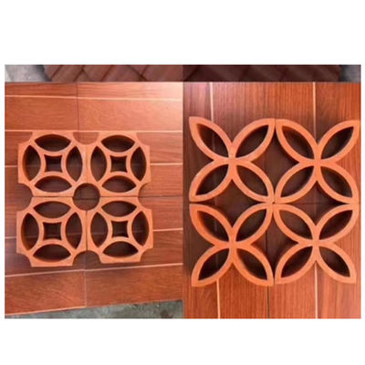 Modern Wall Design Clay Hollow Breeze Block Brick Facade Villa Architecture